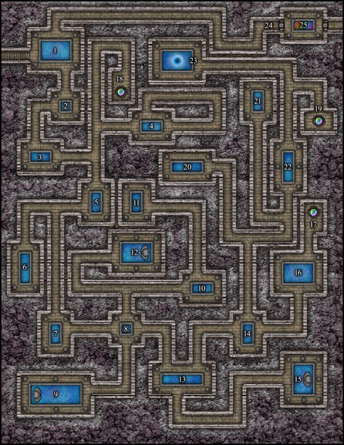 VTT Map Set - #015 Maze of Reflections - Paths to Adventure | Big Book ...