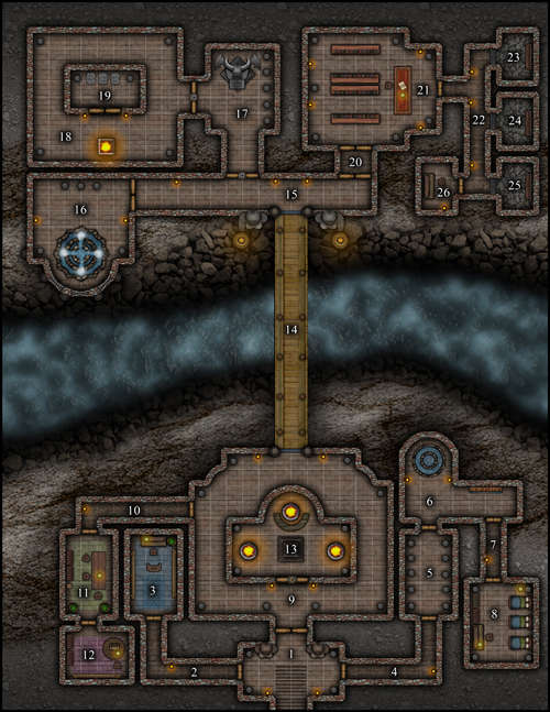 VTT Map Set - #027 Crossing at the Monk’s Temple - Paths to Adventure ...