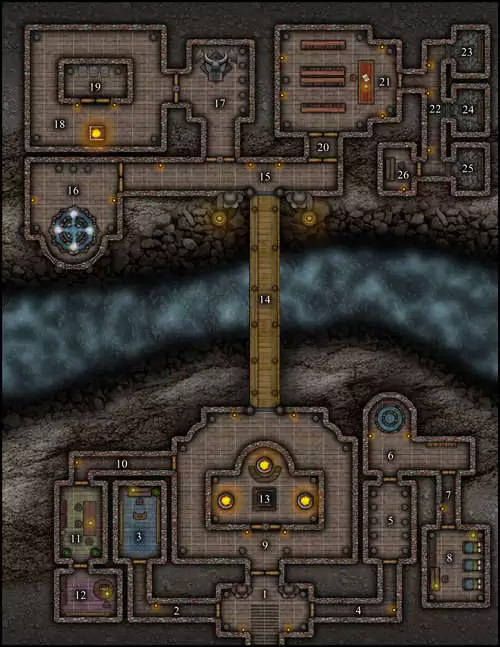 VTT Map Set - #027 Crossing at the Monk’s Temple - Paths to Adventure ...