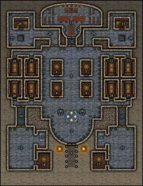 VTT Map Set - #034 The Grand Court - Paths to Adventure | Big Book of ...