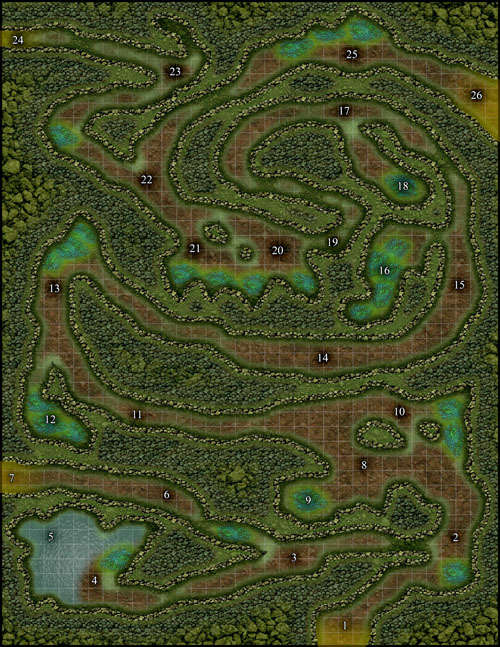 VTT Map Set - #040 Slimy Caverns - Paths to Adventure | Big Book of ...