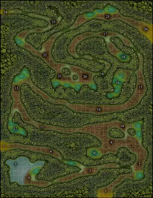 VTT Map Set - #040 Slimy Caverns - Paths to Adventure | Big Book of ...