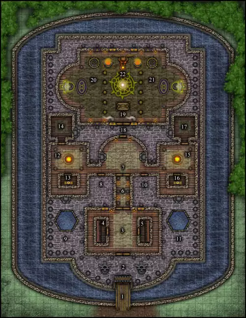 VTT Map Set - #049 Priory of Illumina - Paths to Adventure | Big Book ...