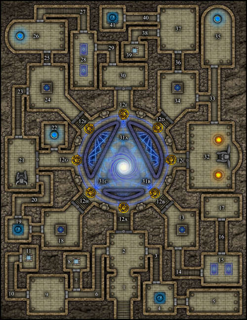 VTT Map Set - #056 The Cypher: Source of Ley Lines - Paths to Adventure ...