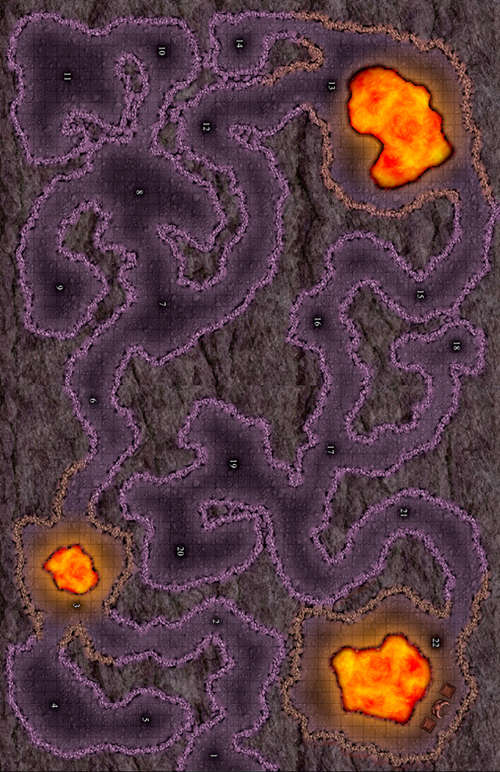 VTT Map Set - #069 Underworld Mega-Dungeon #2 - Paths to Adventure ...