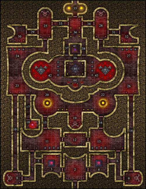 VTT Map Set - #085 Dwelling of the Daemon Lord - Paths to Adventure ...