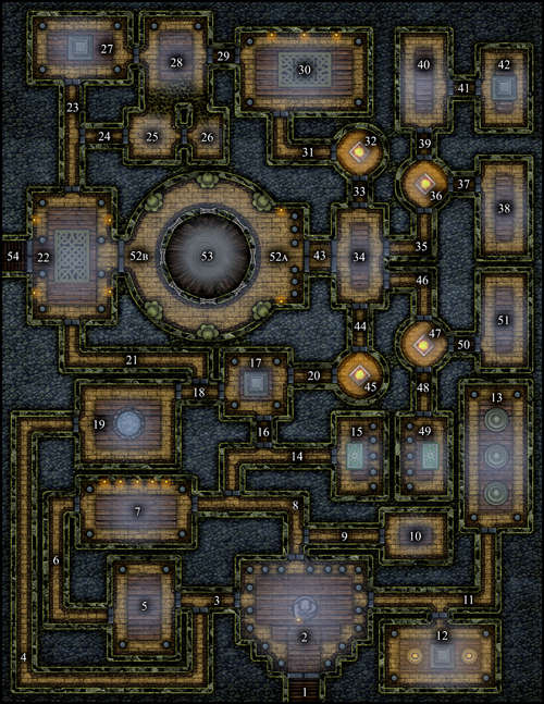 VTT Map Set - #096 The Summoners of Mist - Paths to Adventure | Big ...