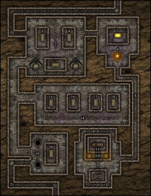 VTT Map Set - #117 Väki of the Mountain Tomb - Paths to Adventure | Big ...