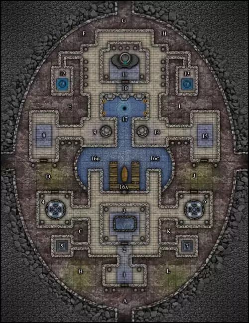 VTT Map Set - #120 Poseidon’s Gateway - Paths to Adventure | Big Book ...