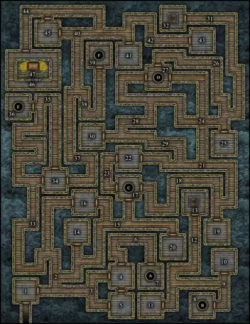 VTT Map Set - #121 Booty of the Pirate Baron - Paths to Adventure | Big ...