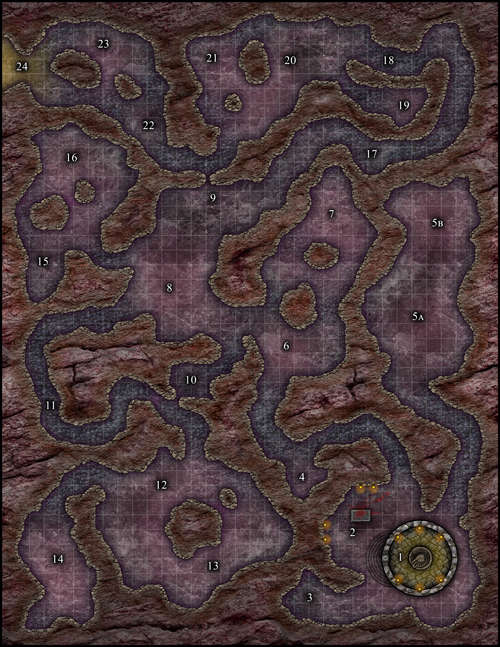 VTT Map Set - #122 Something's Beneath this Castle! - Paths to ...