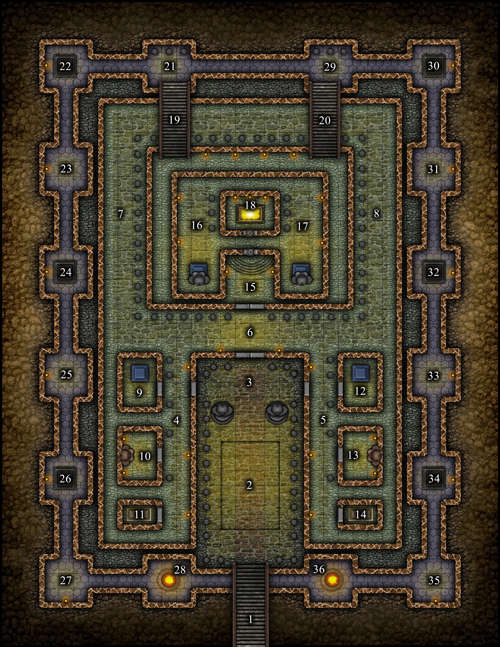 VTT Map Set - #132 The Inner Sanctum - Paths to Adventure | Big Book of ...