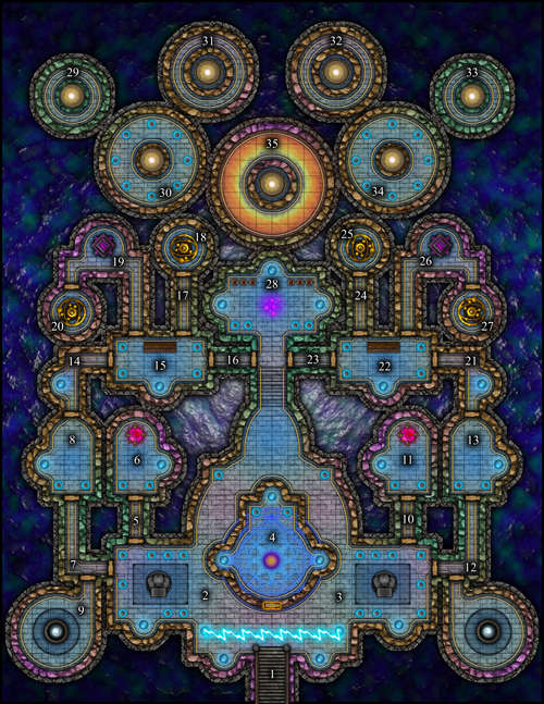 VTT Map Set - #148 The Mana Engine - Paths to Adventure | Big Book of ...