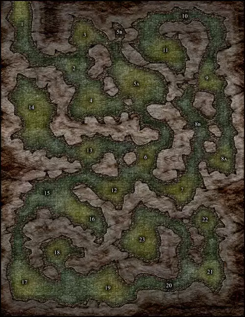 VTT Map Set - #152 Where the Frightful Things Lurk - Paths to Adventure ...