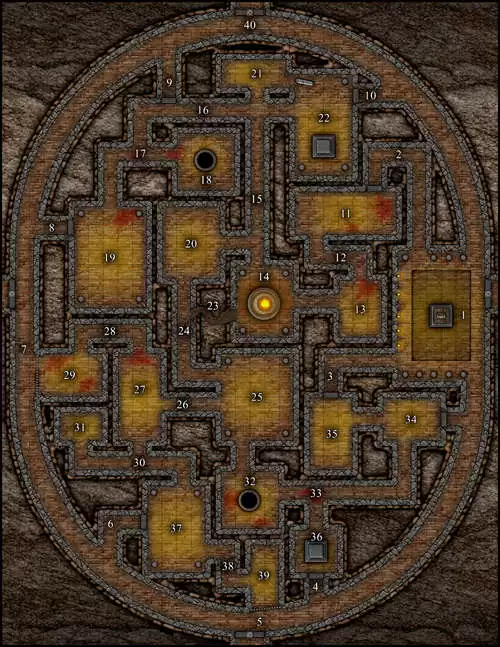VTT Map Set - #158 Minotaur’s Ruins - Paths to Adventure | Big Book of ...