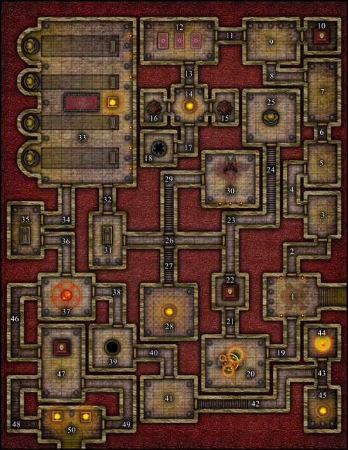 VTT Map Set - #160 Cult of the Demon Skull - Paths to Adventure | Big ...