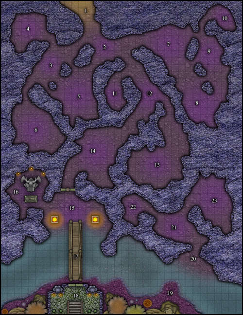 VTT Map Set - #163 The Grotto Entrance - Paths to Adventure | Big Book ...