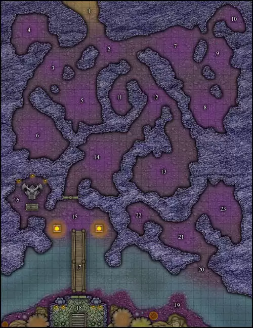 VTT Map Set - #163 The Grotto Entrance - Paths to Adventure | Big Book ...