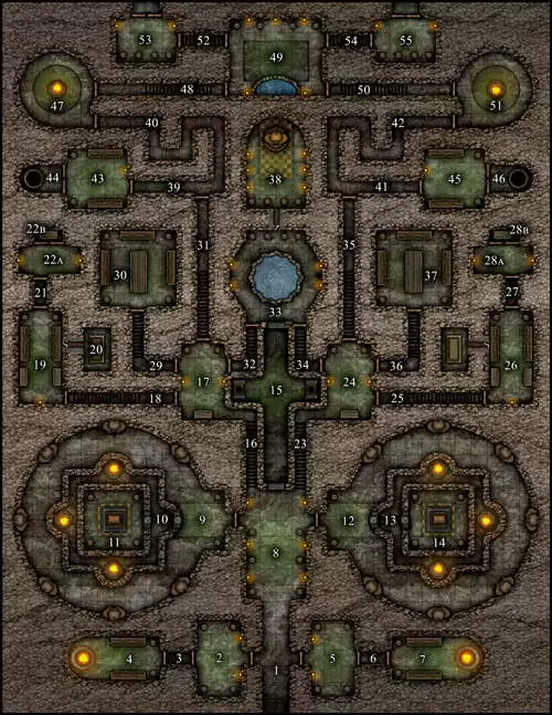 VTT Map Set - #168 The Dwarf King's Stash - Paths to Adventure | Big ...