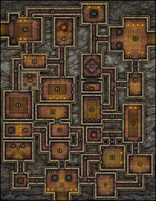 VTT Map Set - #169 The Alabasterstar Keep - Paths to Adventure | Big ...