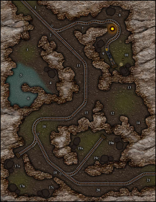 VTT Map Set - #194 Dwarven Mines - Paths to Adventure | Big Book of ...