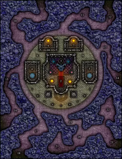 VTT Map Set - #205 Temple of the Underdome - Paths to Adventure | Big ...