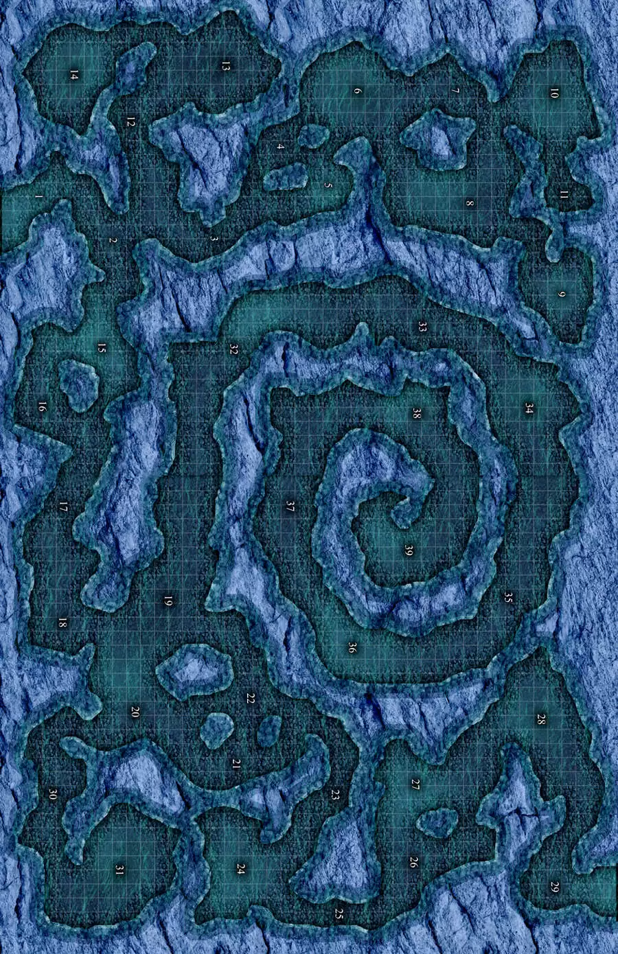 VTT Map Set - #223 Underworld Mega-Dungeon #6 - Paths to Adventure ...