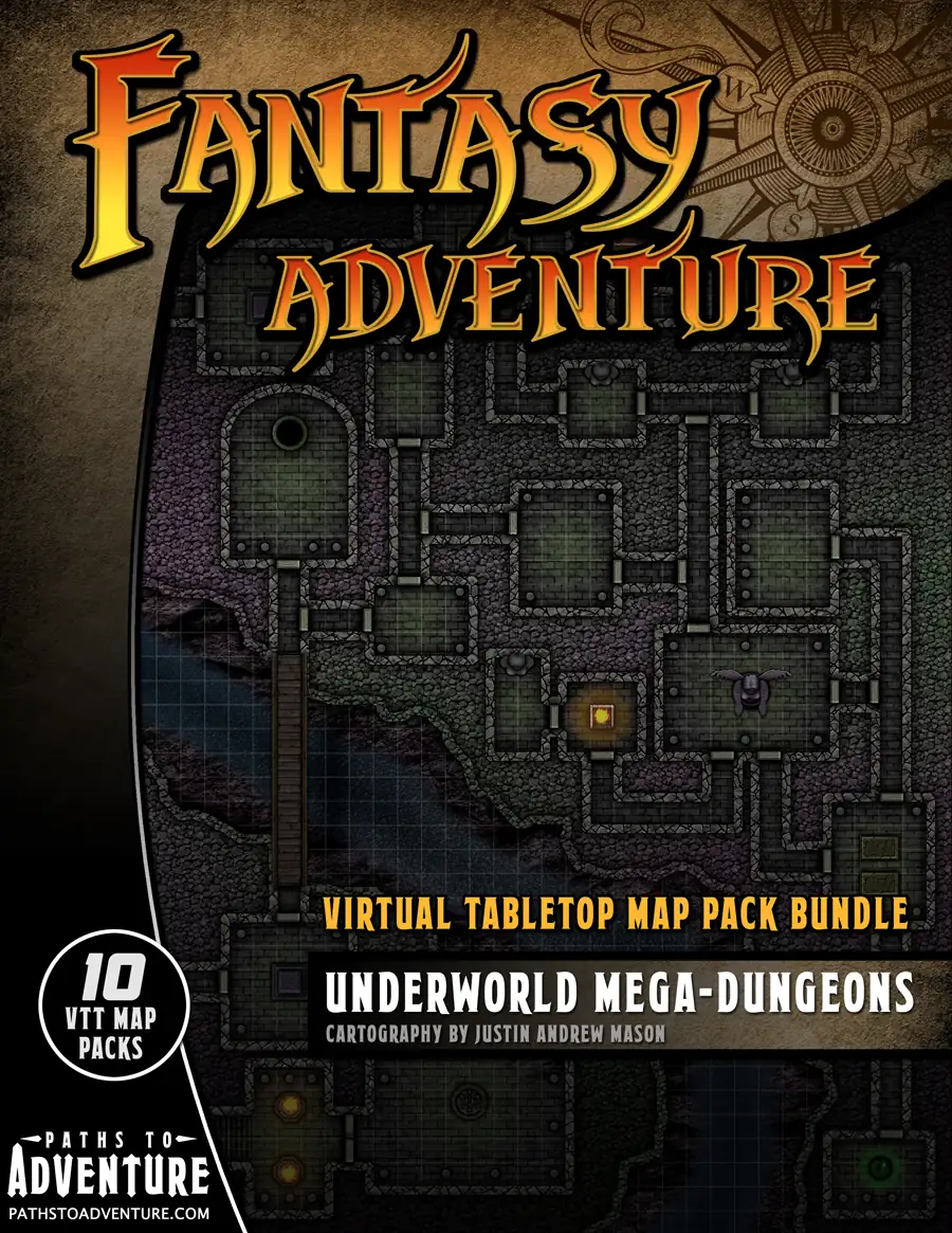 VTT Bundle: Underworld Mega-Dungeons [BUNDLE] - Paths to Adventure ...