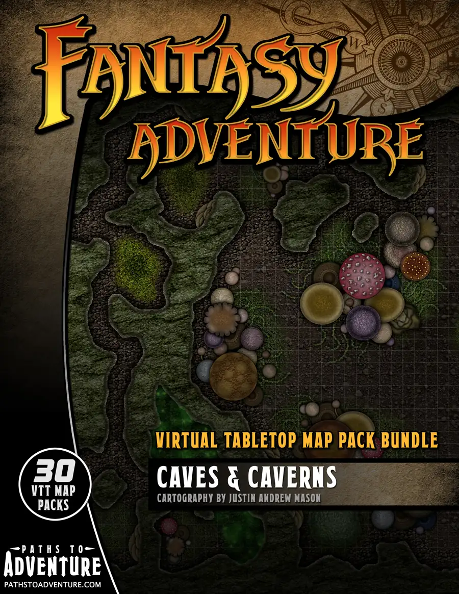 VTT Bundle: Caves & Caverns [BUNDLE] - Paths to Adventure | Big Book of ...