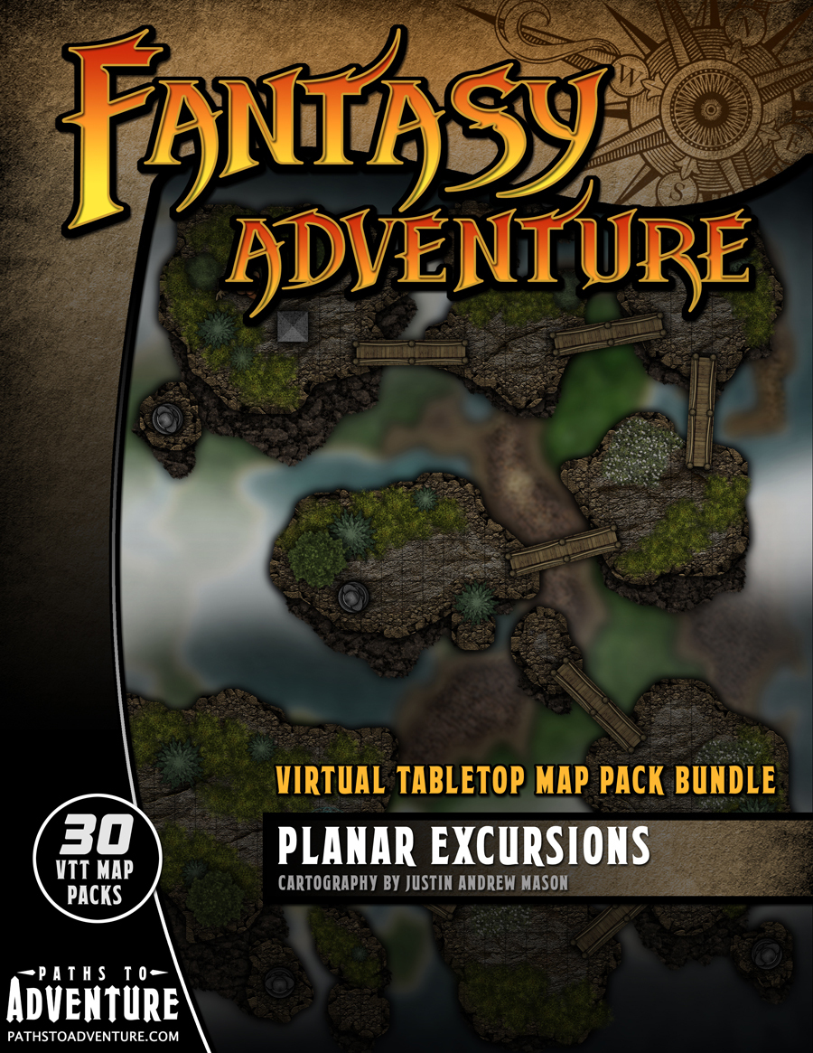 VTT Bundle: Planar Excursions - Strange Worlds [BUNDLE] - Paths to Adventure | Big Book of Maps ...