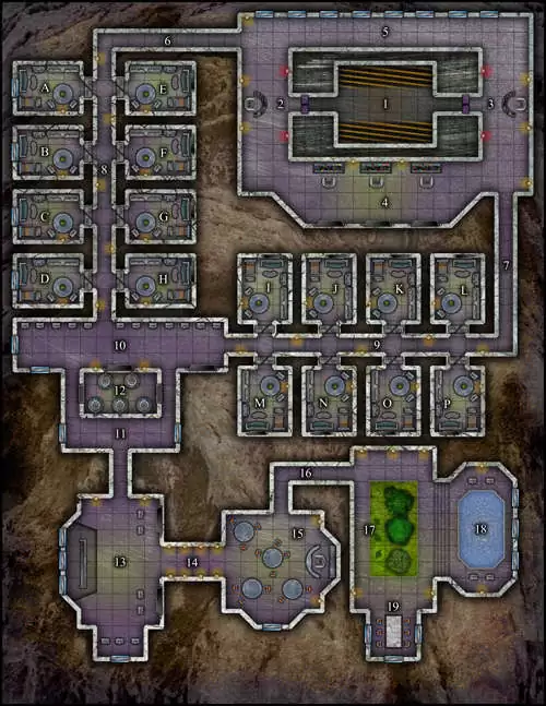 VTT Map Set - #244 Microport Motel - Paths to Adventure | Big Book of ...