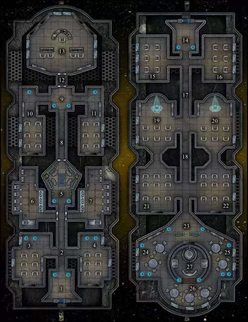 VTT Map Set - #260 Lunar Cable Train Cars - Paths to Adventure | Big ...