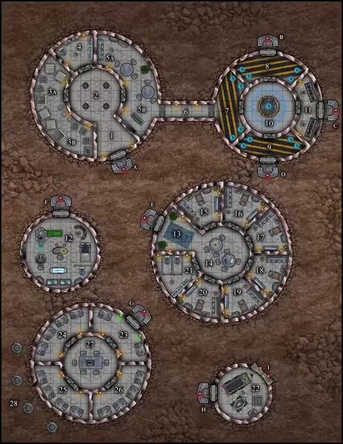 VTT Map Set - #261 Martian Encampment - Paths to Adventure | Big Book ...