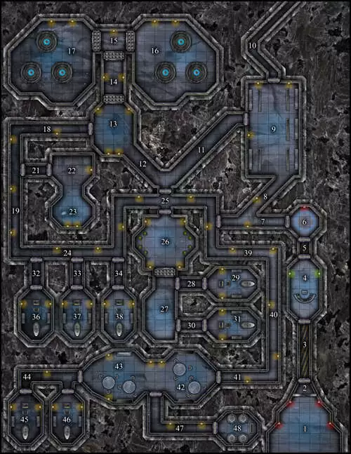 VTT Map Set - #280 Lunar Core Drilling Waystation - Paths to Adventure ...