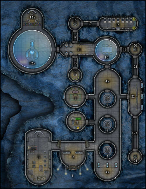 VTT Map Set - #282 Deep Sea Observation Outpost - Paths to Adventure ...