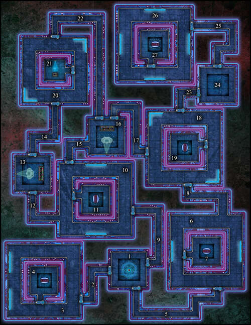 VTT Map Set - #294 VR Construct: Library - Paths to Adventure | Big ...