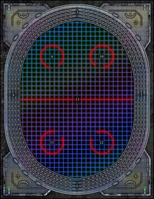 VTT Map Set - #299 Laserball Arena - Paths to Adventure | Big Book of ...