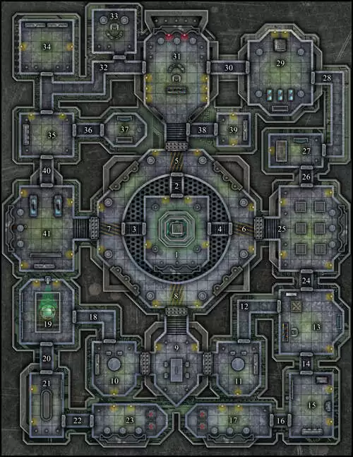 VTT Map Set - #317 Secure Bunker Beneath Ft. Munivit - Paths to ...