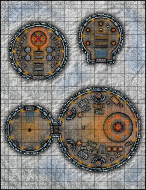 VTT Map Set - #318 Subarctic Base Camp - Paths to Adventure | Big Book ...