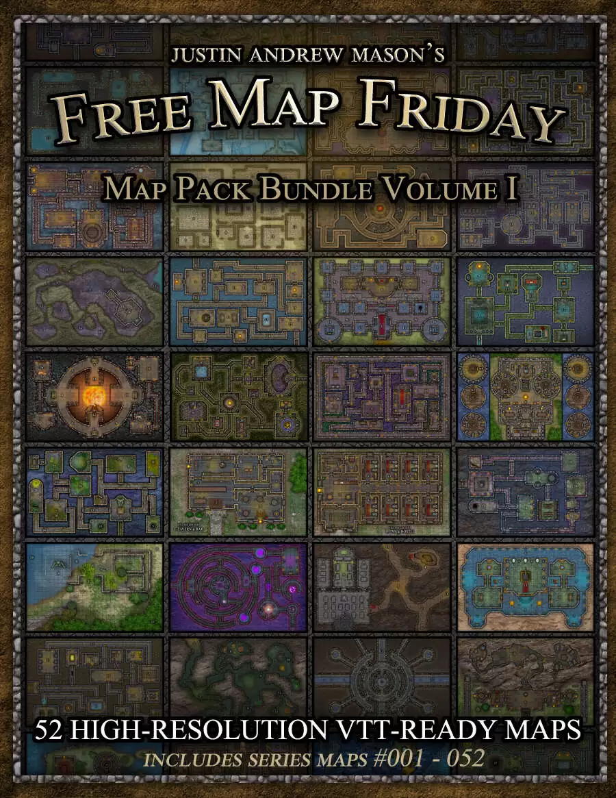 Free Map Friday - Map Pack Bundle Volume 1 [BUNDLE] - Paths to ...