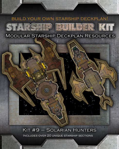 Starship Builder Kit: #9 - Solarian Hunters - Paths to Adventure ...