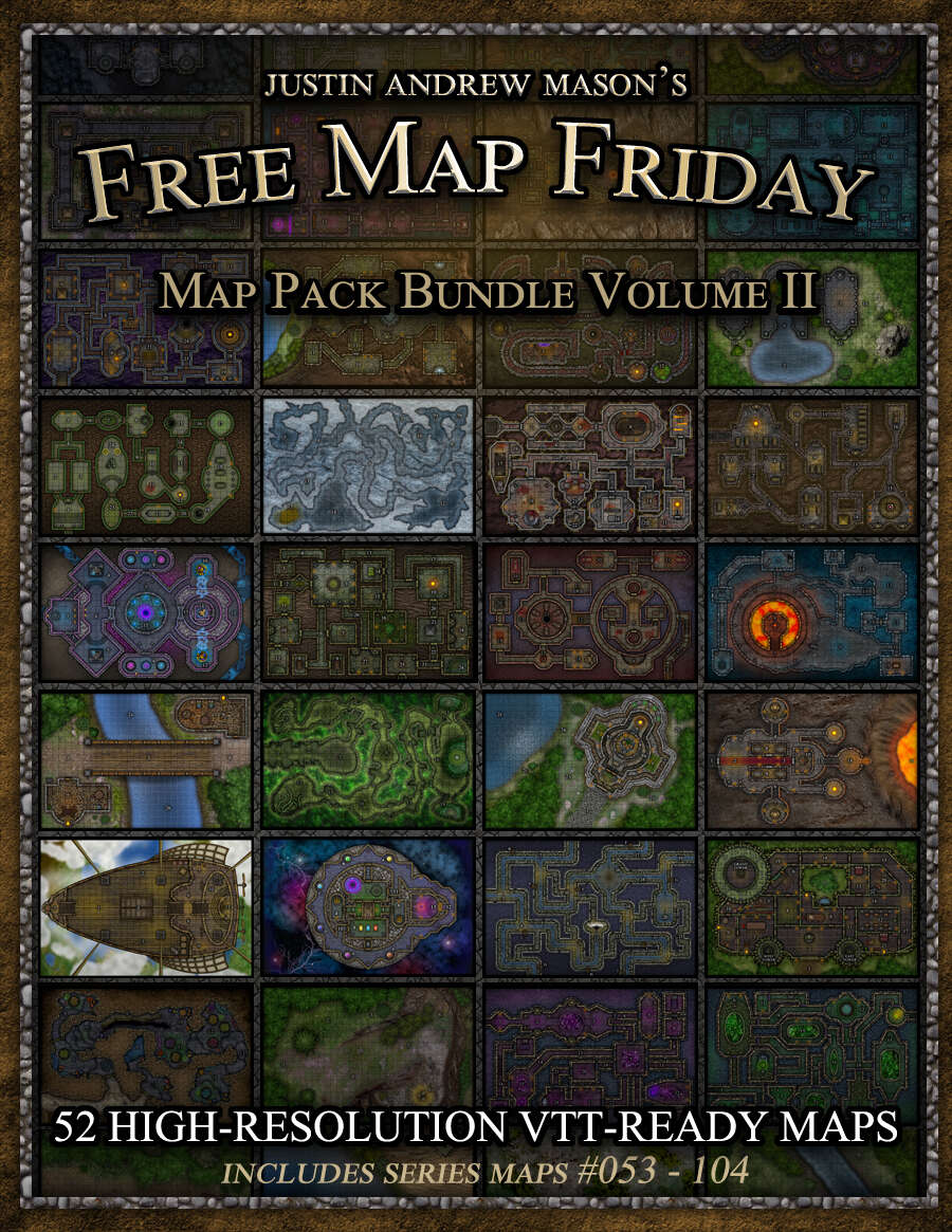 Free Map Friday - Map Pack Bundle Volume 2 [BUNDLE] - Paths to ...