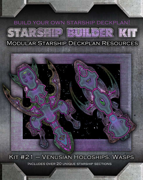 Starship Builder Kit: #21 - Venusian Holoships: Wasps - Paths to ...