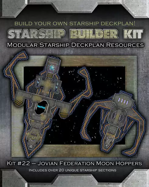 Starship Builder Kit: #22 - Jovian Federation Moon Hoppers - Paths to ...