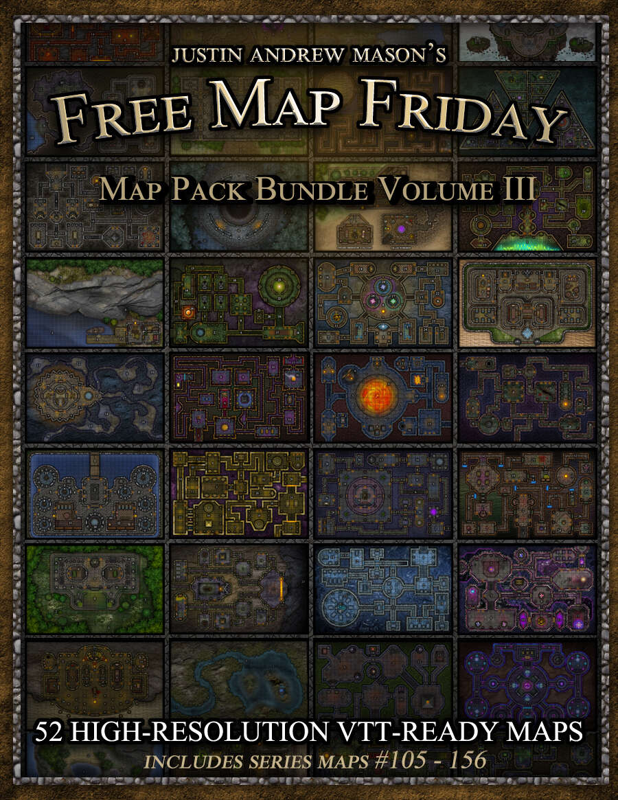 Free Map Friday - Map Pack Bundle Volume 3 [BUNDLE] - Paths to ...