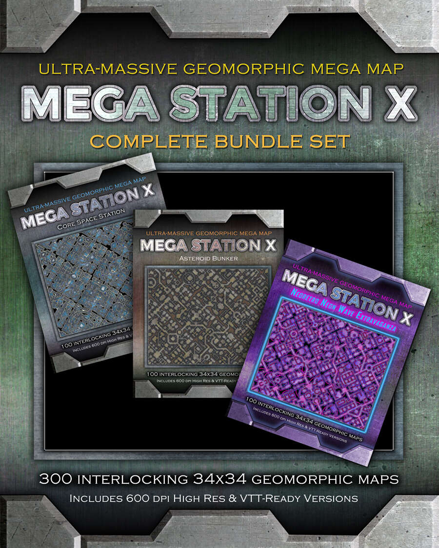 Mega Station X - Complete Bundle [BUNDLE] - Paths to Adventure | Mega ...