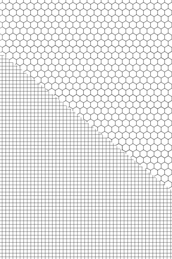Hex and square grids - 3SIXES | GAMES | MATS | SCENERY | DriveThruRPG
