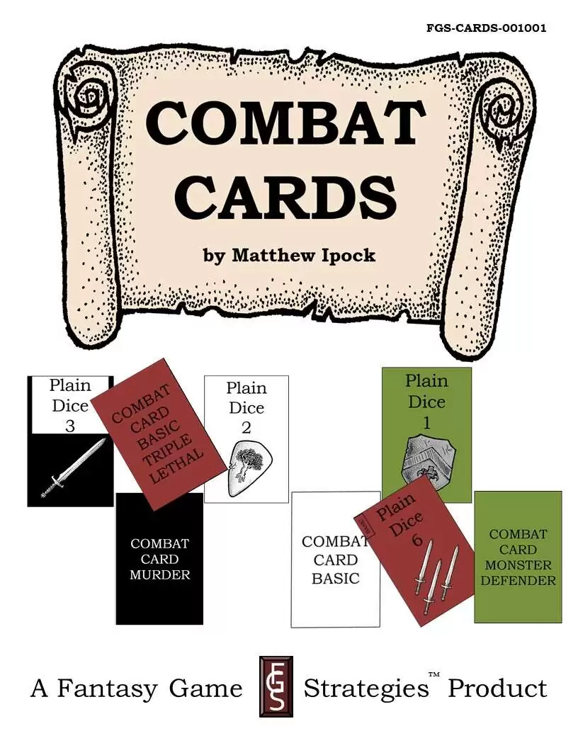 Combat Cards - Fantasy Game Strategies | DriveThruRPG