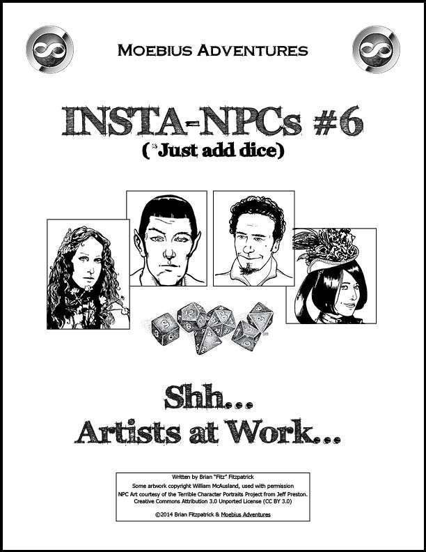 Insta-NPCs #6: Shh... Artists at Work... - Gallant Knight Games ...