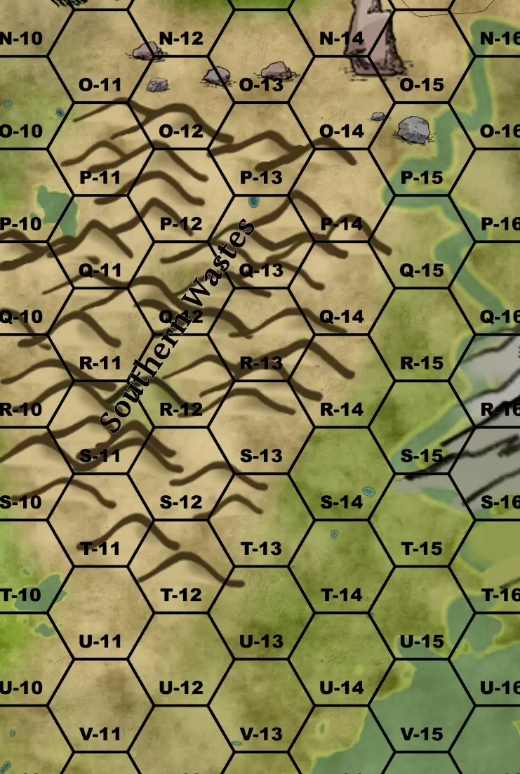 Numbered Hex Grid Overlay - Gallant Knight Games | Tiny Trove | DriveThruRPG